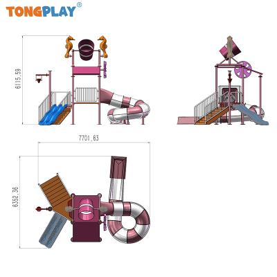 China Water Slides for Sale Commercial Pool Wholesale Water Slides Candy House Slides for sale
