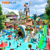 China Good Quality Indoor and Outdoor Water Play Park Equipment Playground Water Parks With Slide for sale