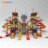 China Commercial Aqua Store Fiberglass Outdoor Water House for Kids Fun Amusement With Pool Slide for sale