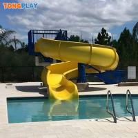China Deep Water Areas Fiberglass Large Adult Slide Amusement Park Equipment for sale