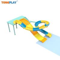China Children Fiber Glass Pool Slider Aqua Pool Toboggan Slide for Kids for sale