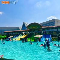 China Commercial Water Park Equipment Outdoor Water Sport Attraction Pool Games for Adult Fiberglass Small Typhon Shaped Water Slide for sale
