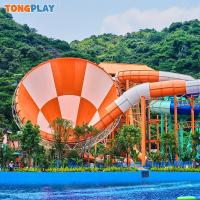 China China Factory Fiber Glass Water Park Slide Swimming Pool Slides for Kids Adult Waterslide for sale