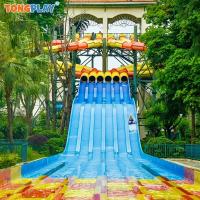 China Eco-friendly Fiberglass Water Slide with Customized Sizes for Commercial Aqua Park Use for sale