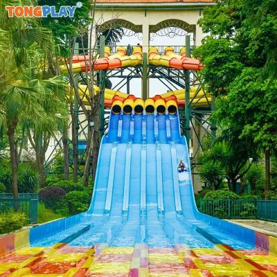 China Eco-friendly Fiberglass Water Slide with Customized Sizes for Aqua Park and Water Amusement Park Equipment for sale