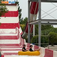 China Eco-friendly Fiberglass Water Slide with Customized Sizes for Aqua Park Thrills for sale