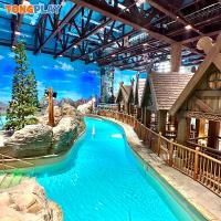 China Eco-friendly Fiberglass Water Slide with Customized Sizes for Aqua Park Thrills for sale