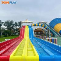 China Custom Outdoor Rainbow Water Slide Equipment for Adults Water Park Design and Installation Services for sale