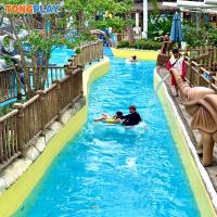 China Custom Outdoor Rainbow Water Slide Equipment for Adults Water Park Design and Installation Services for sale