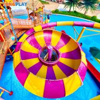 China Commercial Fiberglass Construction Water Slide with Customized Sizes and Eco-Friendly Design for Aqua Parks for sale