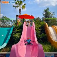 China Fiberglass Construction Water Slide with Customized Sizes and Eco-Friendly Design for Aqua Parks for sale