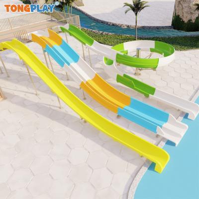 China Fiberglass Water Slide Commercial Water Park Equipment for Resort Projects for sale