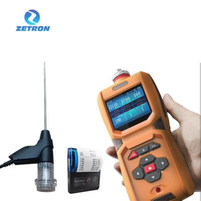 China MS600-Fg2 Portable Flue Gas Analyzer With Pump Sampling Stainless Steel Probe for sale