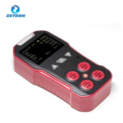 China CD4 Zetron Diffusion Type Portable Multi Gas Detector CH4 H2S CO O2 For Mining Use for sale