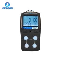 China Robust Zetron Portable Multi Gas Detector MUNI MP420 For CO / H2S / O2 / LEL for sale