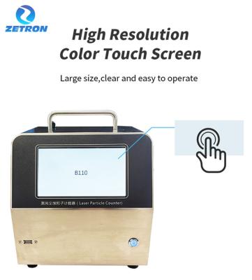 China Zetron B110 Best Selling Laser Particle Counter 0.1 Micro Meter Size 28.3L Flow For AR Glass, Room Cleaning & Pharmaceut for sale