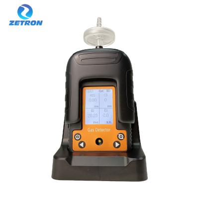 China MS104K-M 4 In 1 Portable Gas Analyser O2 H2S CO Combustible Gas/LEL Multi Gas Detector for sale