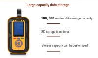 China PTM600 AQI Portable Gas Monitor Gas Detection Continuous Air Quality Detection for sale