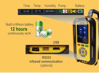 China PTM600 AQI Portable Gas Monitor Gas Detection Continuous Air Quality Detection for sale