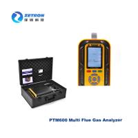 China O2 CO NO Industrial Flue Gas Analyser , Portable Emissions Gas Analyzer for sale