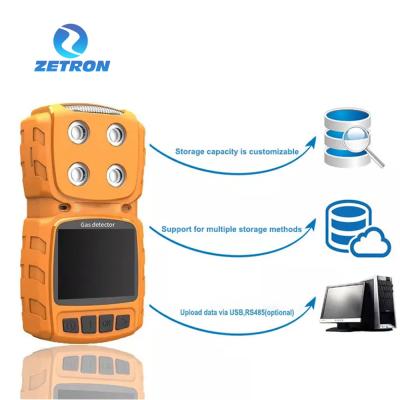 China Ms104k Toxic And Harmful Portable Multi Gas Monitor Four In One for sale