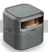 China Countertop No Oil 6500ml High Temperature Air Fryer 288mm Height for sale