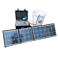 China Mobile Solar Powered Water Desalination Machine 12V Seawater Desalination System for sale