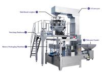 China Auto Rotary  Potato Chips Packing Machine 50 bag/Min for sale
