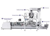 China 50 Bag /Min Auto Pre Made Bag Packing System With Double Inlet for sale