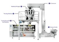 China Economic Automatic Bag Packaging Machine With Multihead Weigher For Puffy Food for sale