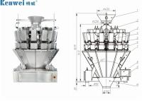 China 14 Head 50P/M Screw Feeding Multihead Weigher For Sticky Products for sale