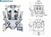 China Multilingual Stainless Steel 1000g Kenwei Multihead Weigher for sale