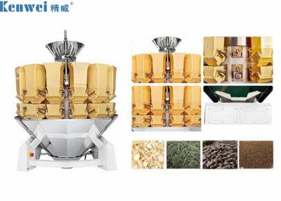 China Carbon Steel Multihead Weigher With 2.0L Plastic Hopper for sale