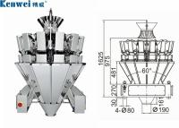 China 1.5KW IP66 Waterproof Multihead Weigher For Frozen Food for sale