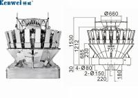 China Touch Screen Control 120P/M 20 Head Kenwei Multihead Weigher for sale