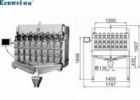 China Three Layers Screw Feeding Multihead Weighing Machine 60P/M for sale