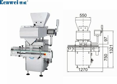 China 800W Dual Channel Tablet Capsule Counting Machine 4000Pcs/Min for sale