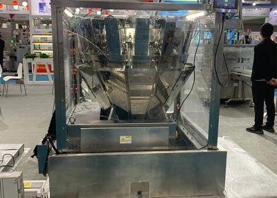 China 10 Head Waterproof Multihead Weigher Machine 65P/M For Frozen Food for sale