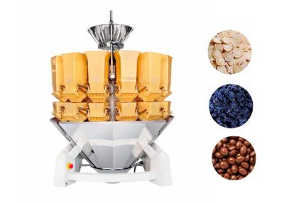 China Economical 10 Head Multihead Weigher With Plastic Hoppers 65P/M for sale
