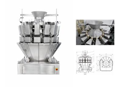 China Timing Hopper 14 Head Multihead Weigher Screw Feeding for sale