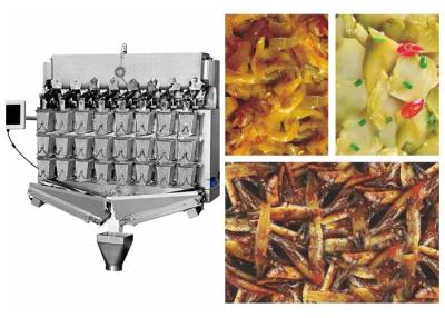 China Sticky Food Three Layers Hopper Multihead Weigher 200g for sale