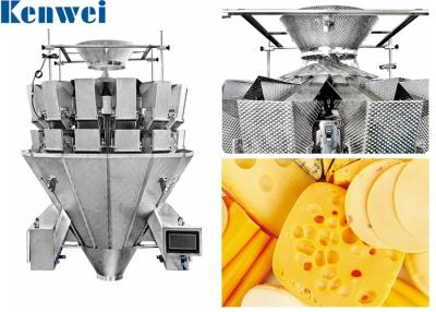China 12 Head Multihead Food Weigher For Cheese Jelly Candy for sale