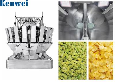 China High Speed 20 Heads Oatmeal Multihead Weigher 1.6L / 2.5l For Mixing Nuts for sale