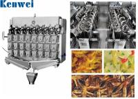 China Electronic Pickle Fish 8 Heads Weigher Screw Feeding 3 Layers With 1L Hopper for sale