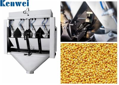 China 4 Heads High Speed Linear Weigher 6L For Sugar Salt Sesame 200-4000g for sale