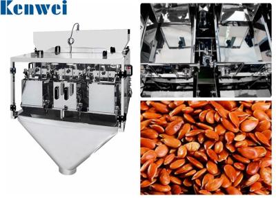 China Three Heads Linear Weigher Machine 6L For Sugar Salt Seasoning Powder 50-4000g for sale
