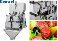 China Two Heads Belt Linear Weighing Machine 4.5L For 50-2000g Vegetable Fruit for sale