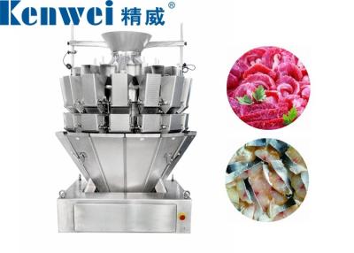 China Screw Feeding 14 Head Multihead Weigher For Chicken Pork Duck for sale