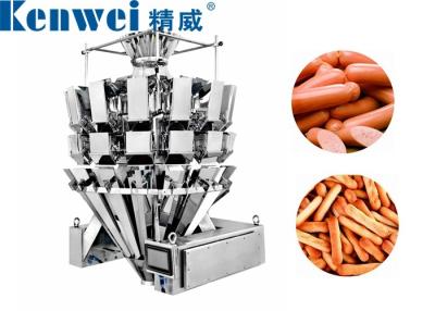 China 30P/M 10 Head Multihead Weigher For Weighing Stick Shaped Products for sale