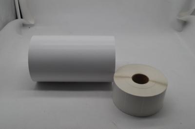 China 80G Semi Gloss Art Paper Freezon Food Label 65UM Low Temp for sale